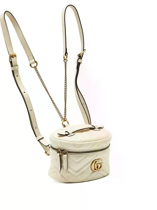 Gucci Gg Marmont Backpack - White