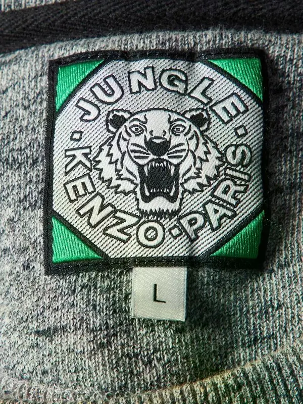 Kenzo Tiger-embroidered Sweatshirt - Grey