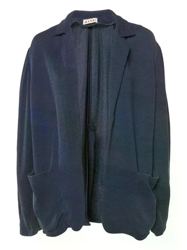 Marni Ribbed Patch-pocket Blazer