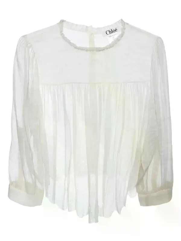 Chloé Semi-sheer Blouse