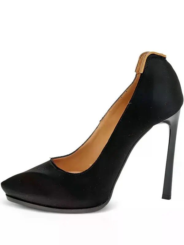 LANVIN 120mm Leather Heeled Pumps