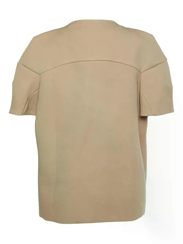 Marni Short-sleeve Open-front Jacket