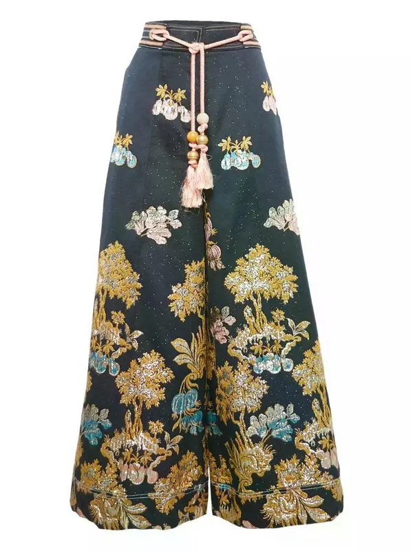 PETER PILOTTO Brocade Wide-leg Trousers