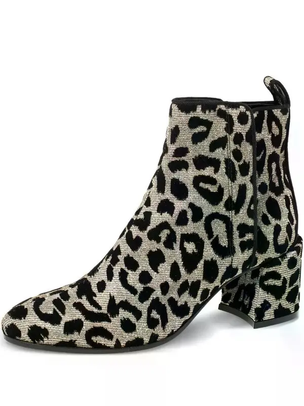 Dolce & Gabbana 60mm Leopard-print Block-heel Ankle Boots