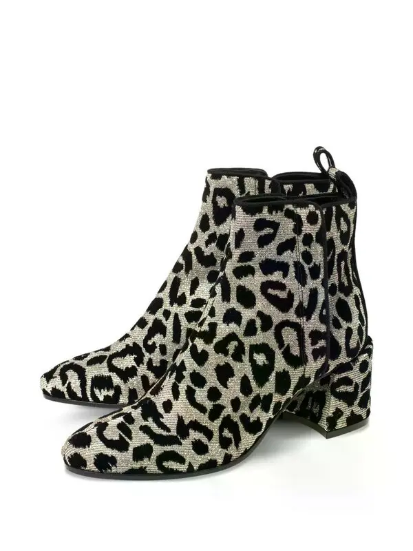 Dolce & Gabbana 60mm Leopard-print Block-heel Ankle Boots