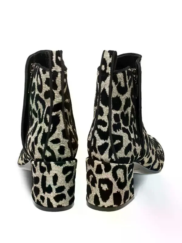 Dolce & Gabbana 60mm Leopard-print Block-heel Ankle Boots