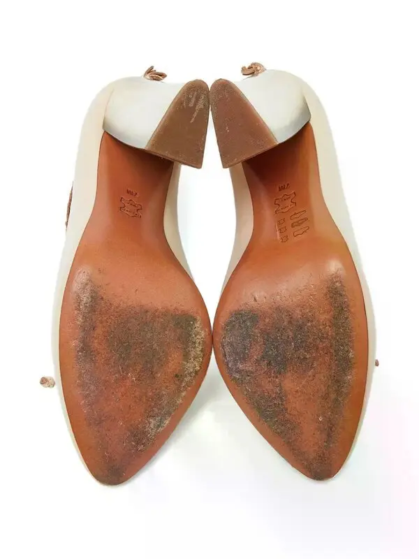 Tory Burch Paneled High Block Heel Pumps