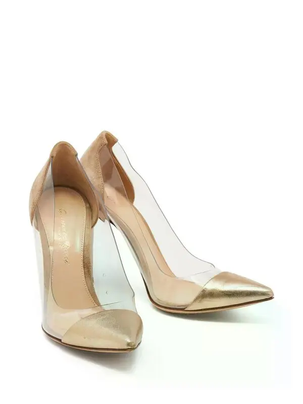 GIANVITO ROSSI 100mm Plexi Transparent Pumps