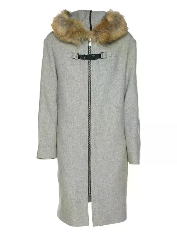 Maje Faux-fur Hooded Coat