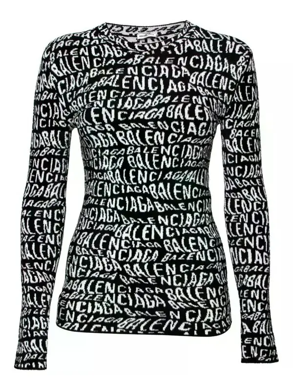 Balenciaga Logo-print Top