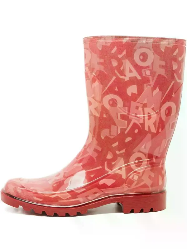 FERRAGAMO Logo-print Rain Boots