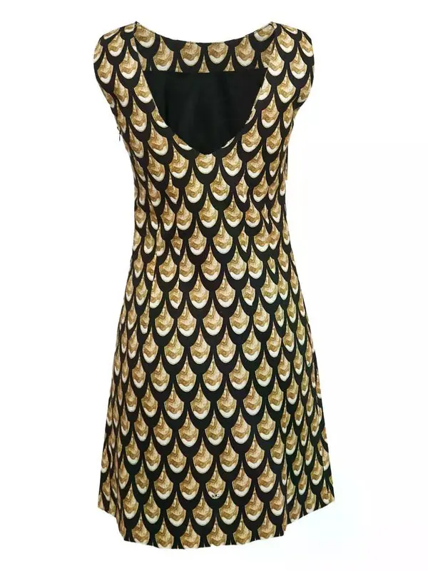 Versace Geometric-pattern Mini Dress