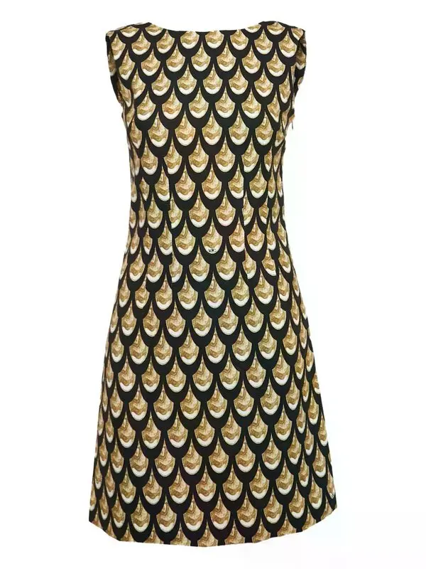 Versace Geometric-pattern Mini Dress