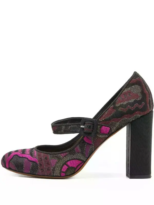 Etro 95mm Patterned Jacquard Pumps