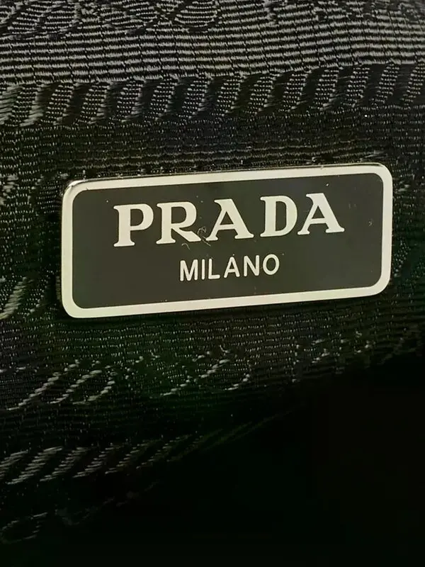 Prada Crystal Embellishment Drawstring Bucket Bag