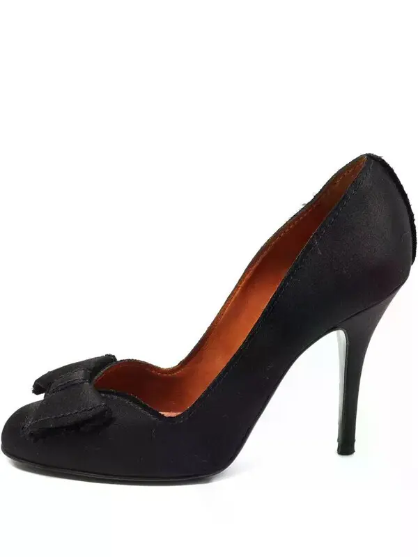 LANVIN 105mm Bow-detail Pumps