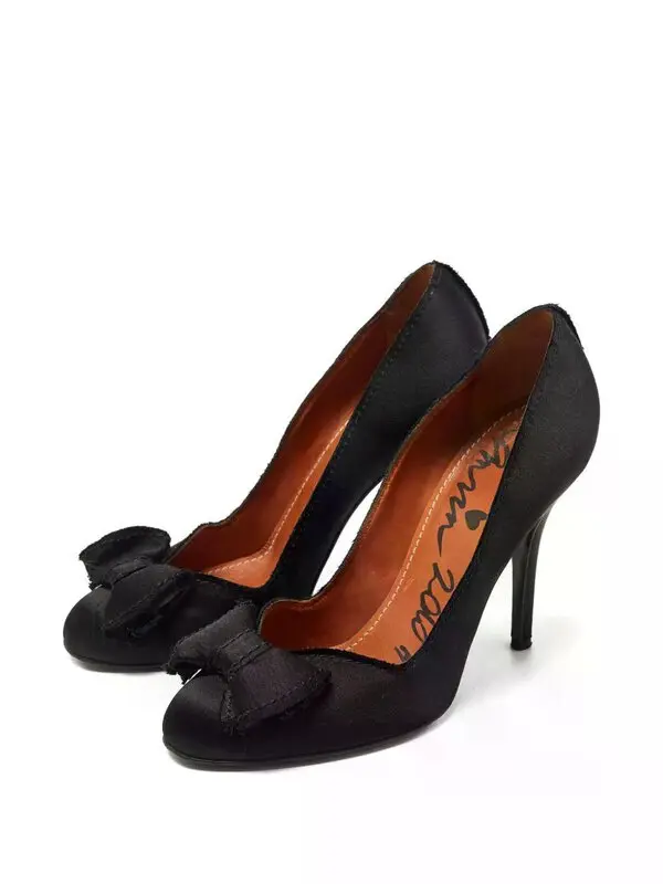 LANVIN 105mm Bow-detail Pumps