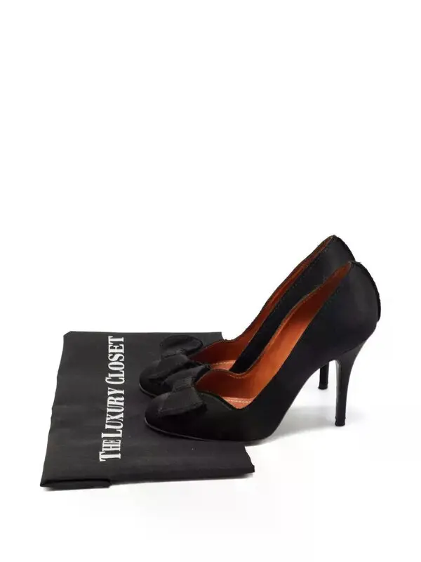 LANVIN 105mm Bow-detail Pumps