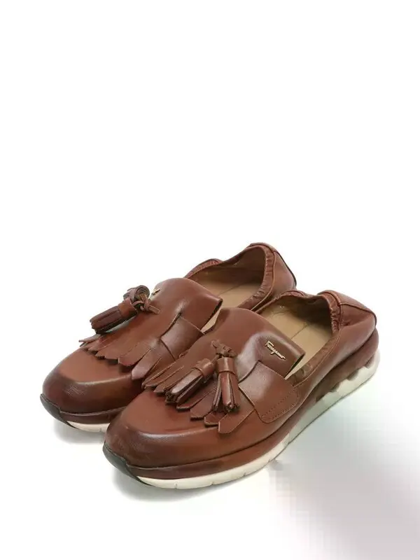 FERRAGAMO Leather Loafers