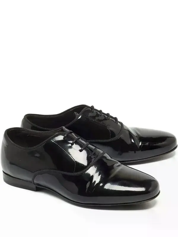 LANVIN Leather Lace-up Oxford Shoes