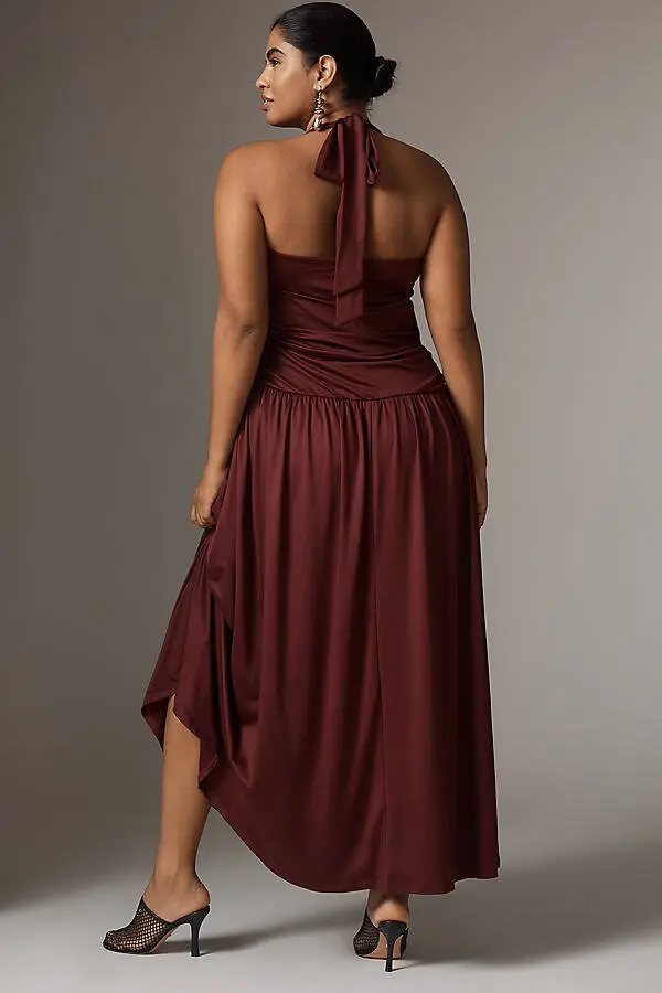 halter dress free pattern Yaz Halter Textured Mini Dress Romper main image 1