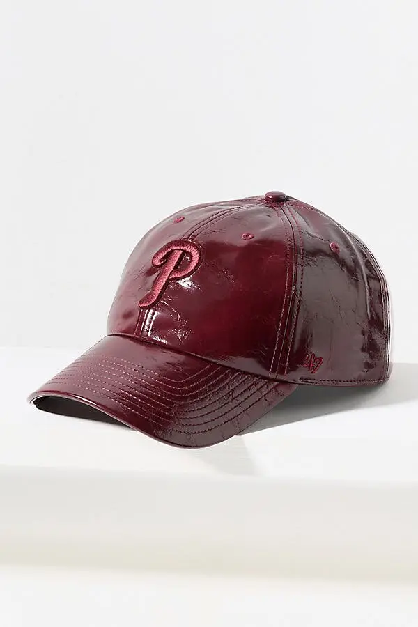 '47 Faux Leather Mlb Baseball Cap - Phillies