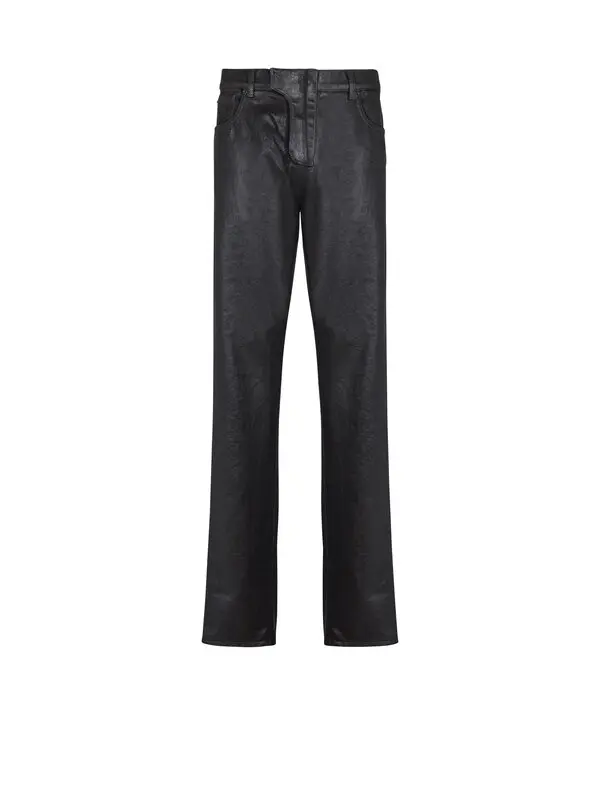 Balmain Regular-fit Coated Jeans