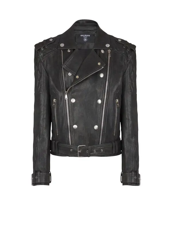 Balmain Biker Leather Jacket