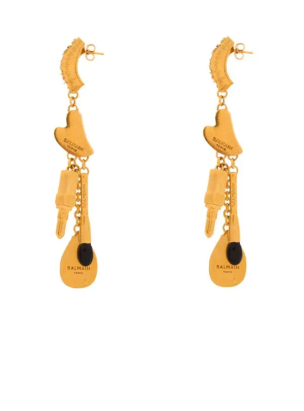 Balmain Beauty Charm Earrings - Gold