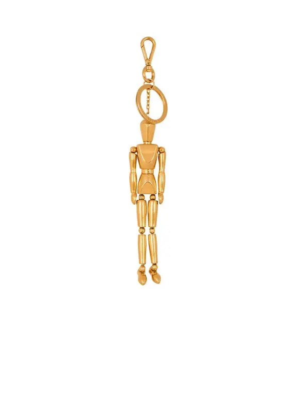Balmain Brass Mannequin Key Ring - Gold
