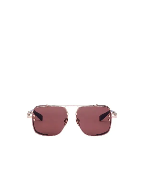 Balmain Legend Aviator Sunglasses - Brown