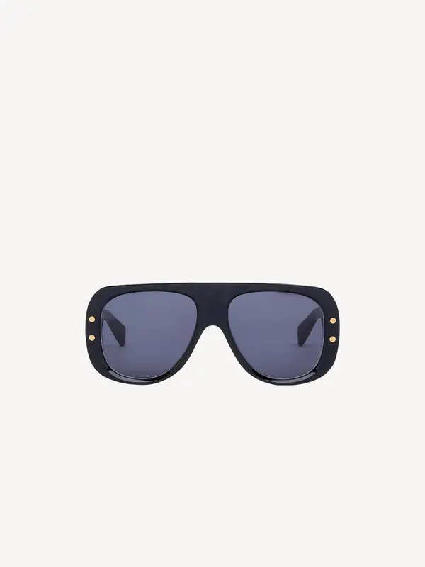 Balmain Pulse Aviator Sunglasses - Black