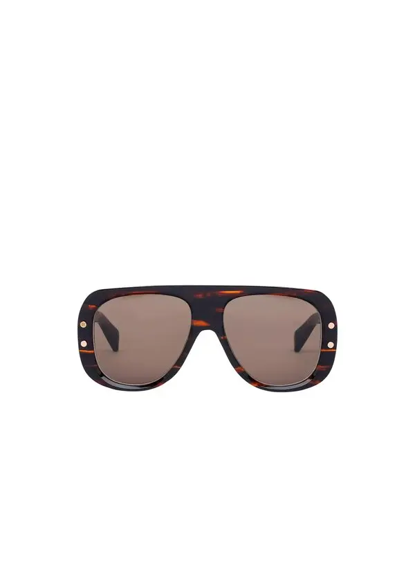 Balmain Pulse Aviator Sunglasses - Brown