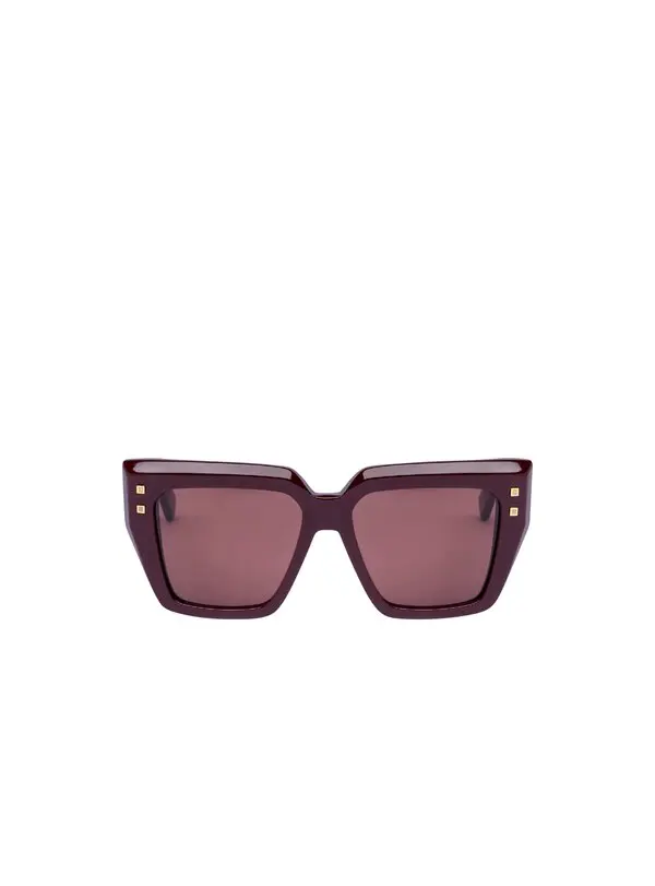 Balmain B-fame Cat-eye Sunglasses - Red