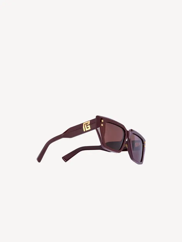 Balmain B-fame Cat-eye Sunglasses - Red