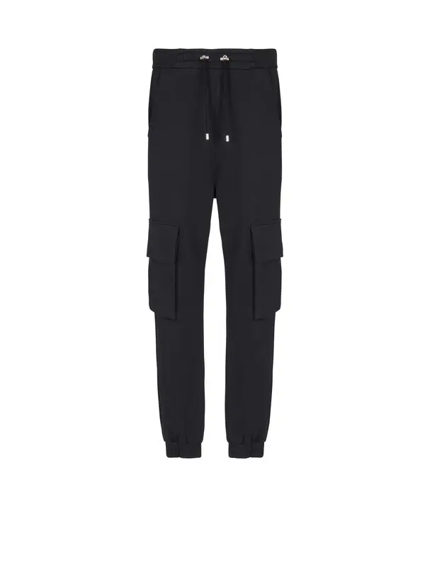 Balmain Cargo Joggers With Paris Print