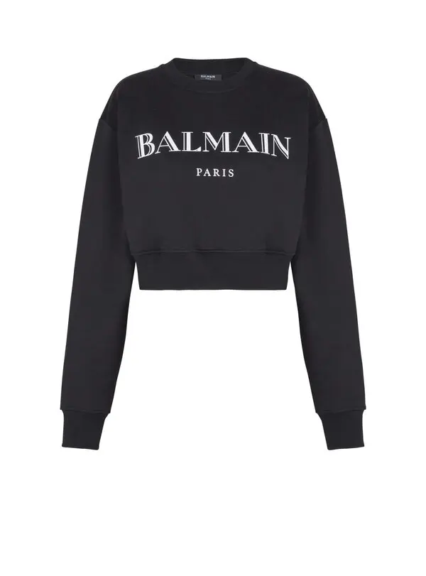 Balmain Printed Crew-neck Sweatshirt
