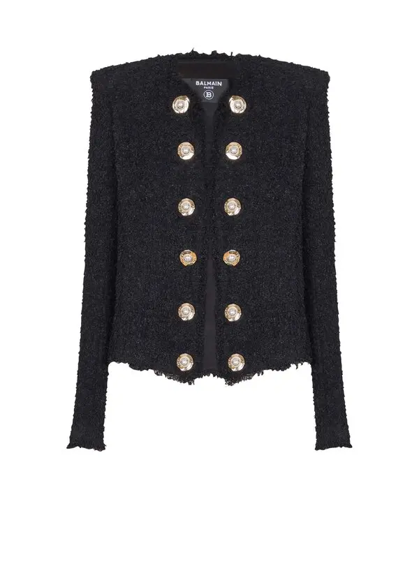Balmain Edge-to-edge Tweed Jacket