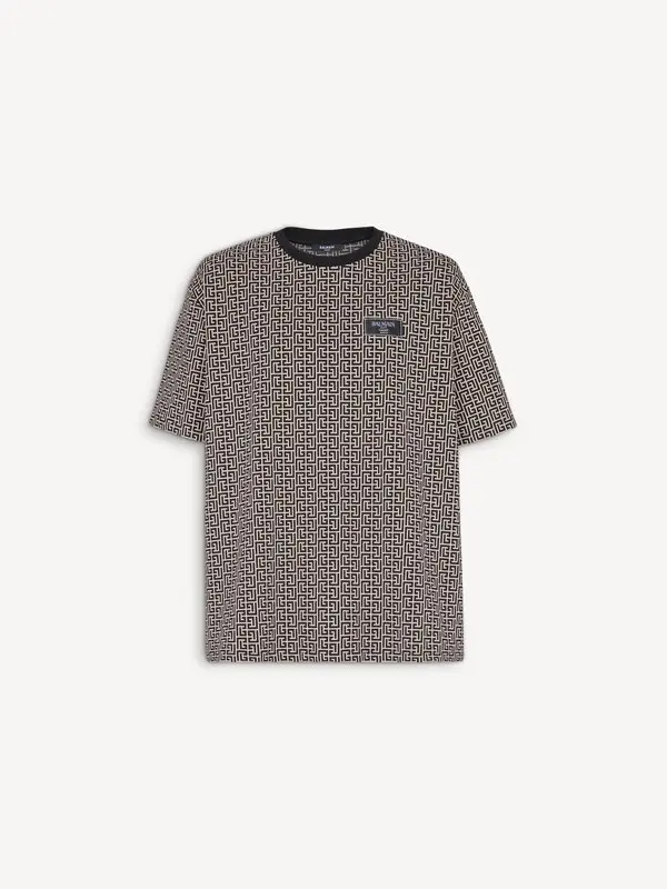 Balmain Monogram Jacquard T-shirt