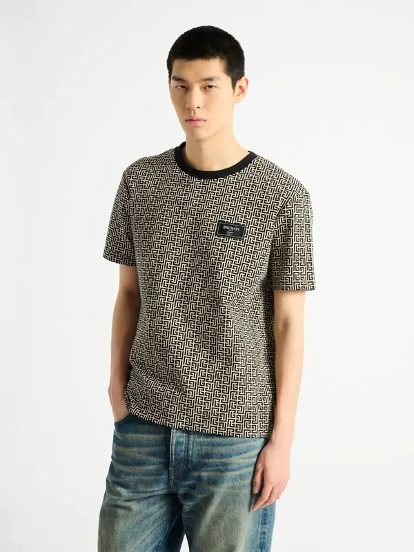 Balmain Monogram Jacquard T-shirt