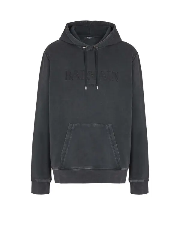 Balmain Vintage Embroidered Hoodie
