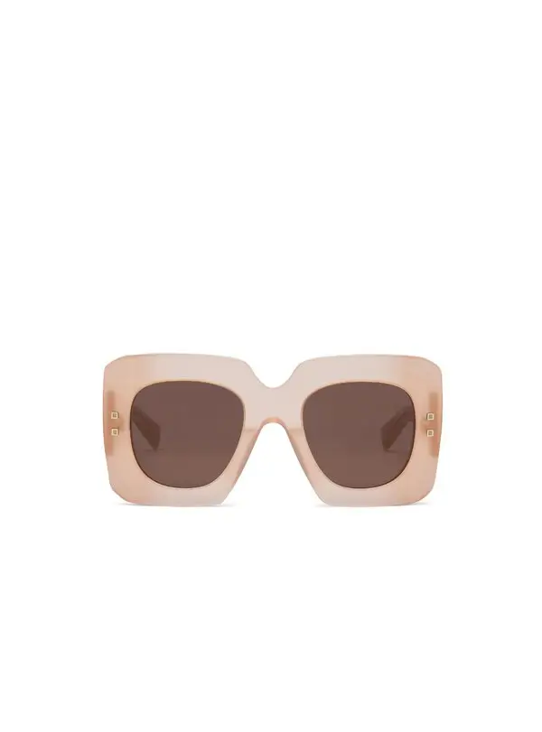 Balmain B-bold Bug-eye Sunglasses - Pink