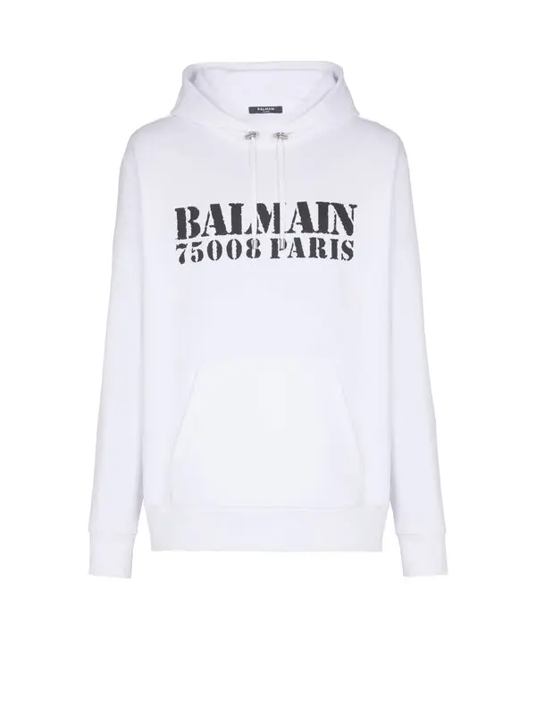 Balmain Stamp Printed Hoodie