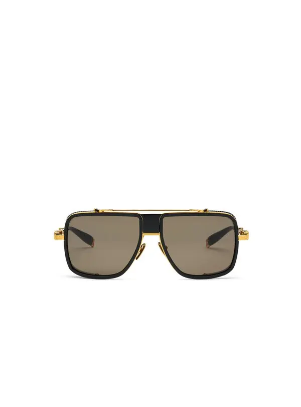 Balmain O.r. Aviator Sunglasses - Black