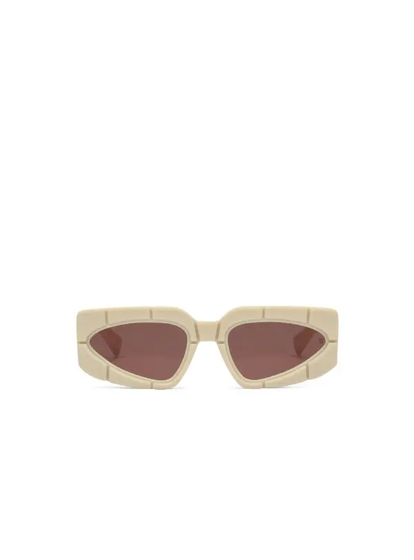Balmain B-spirit Rectangle Sunglasses - Beige