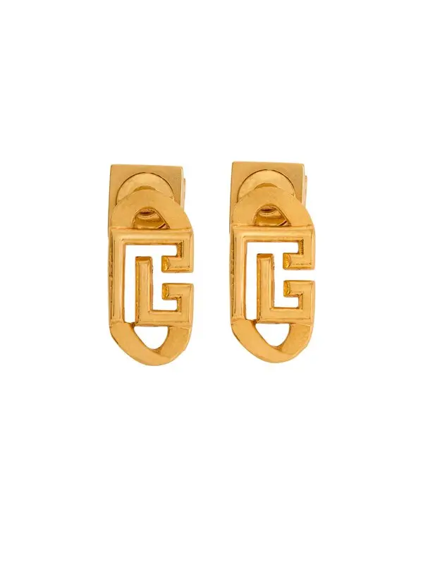 Balmain Sync Pb Brass Earrings - Gold