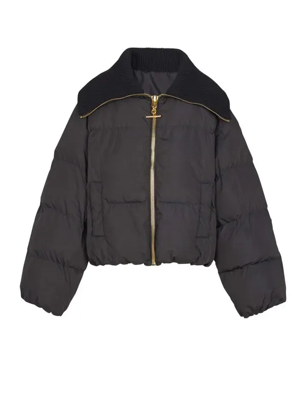 Balmain Padded Oversized Cropped Jacket