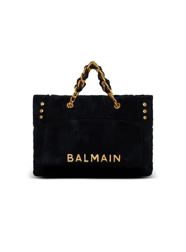 Balmain 1945 Soft Terry Tote Bag