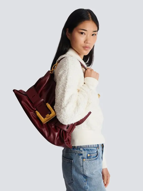 Balmain Medium Anthem Bag - Brown
