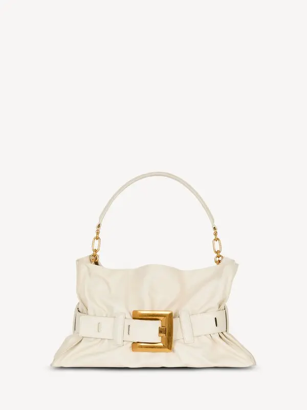 Balmain Medium Anthem Shoulder Bag - White